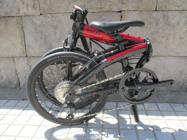 2018 Tern LinK N8 (20X406)/2018モデル ターン リンクN8 試乗車アウトレット特価で販売中！【ブラック/レッド(グレイ)】 ★ラスト1台 即納在庫あり！ サイクル ...