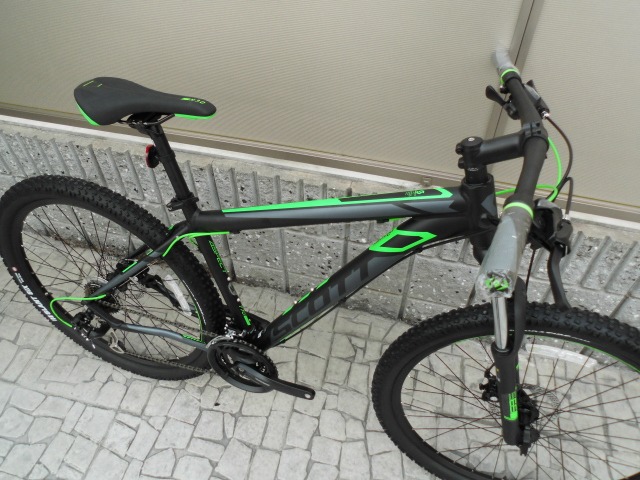 2016 SCOTT ASPECT 770/2016モデル スコット アスペクト 770 お手頃MTB 【ブラック＆ネオングリーン】Mサイズ ...