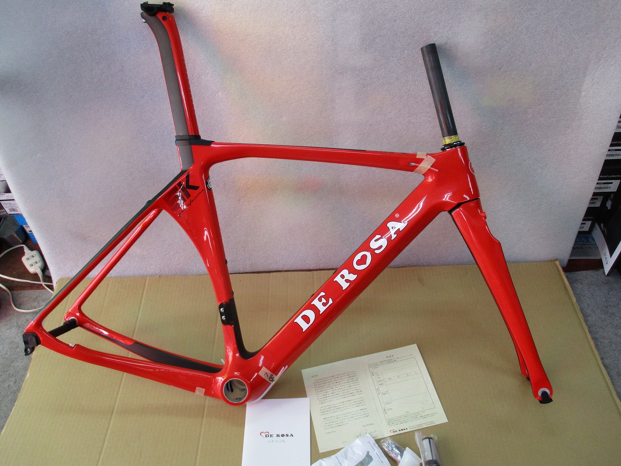 2018～2019継続 DEROSA SK Frame Set/2018～2019継続モデル デローサ SK【レッド・フォコ・グロッシー ...